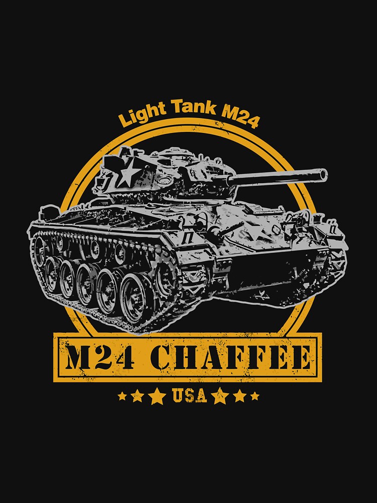 "M24 Chaffee Ww2 Tank" T-shirt for Sale by lyanaShort | Redbubble | m24 ...