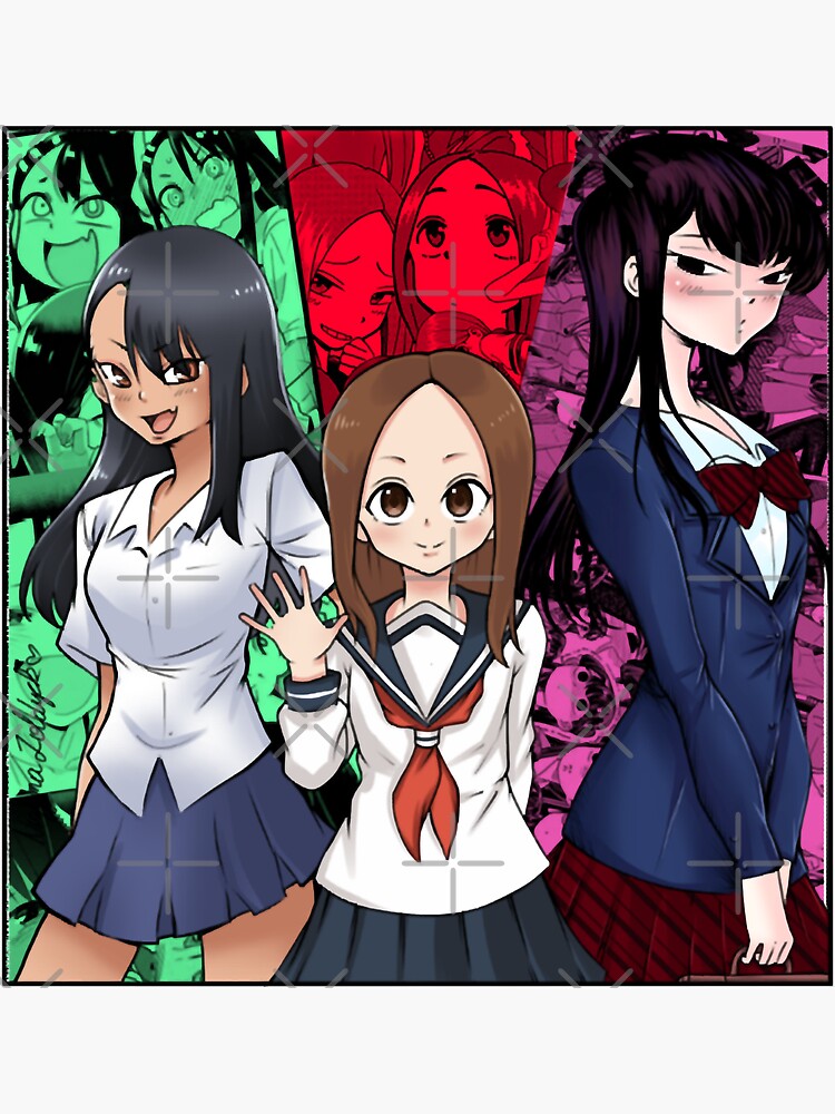 "Retro Playful Team Tease cat San Wa Komyushou Desu" Sticker for Sale ...