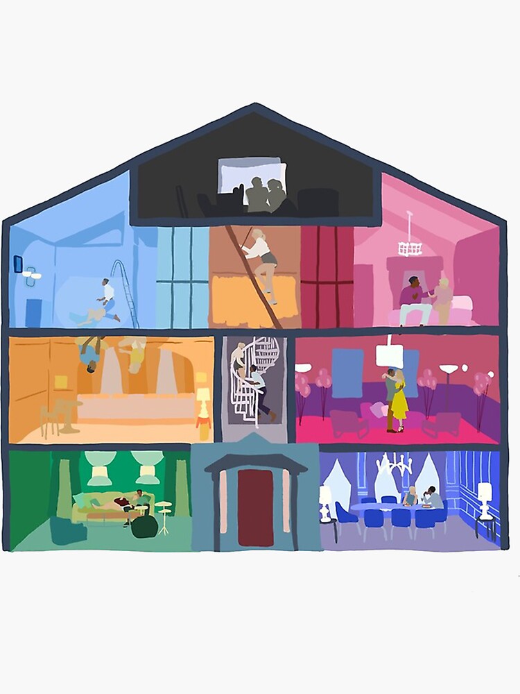 "Lover House" Sticker for Sale by rivaldobrian | Redbubble