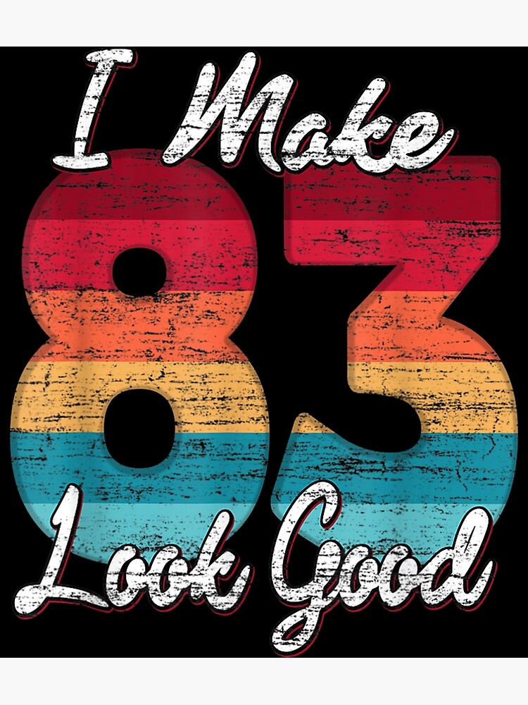 "Vintage 1938 Limited Edition 83 year old 83rd Birthday " Poster by ...