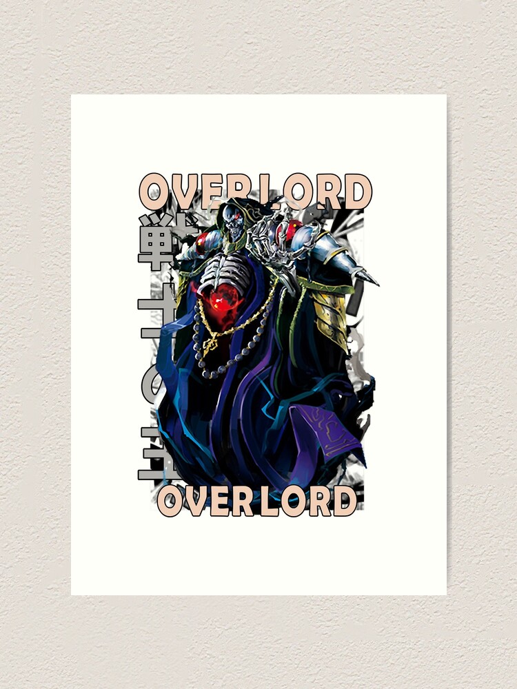 Impression artistique « Ainz Ooal robe Momonga Overlord Overlord Anime ...