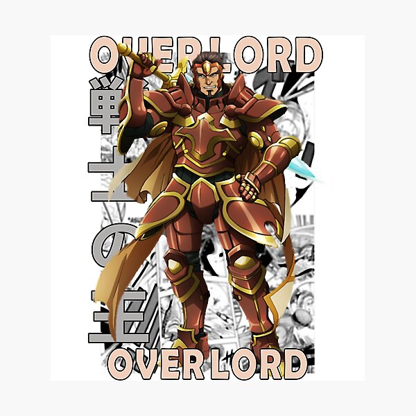 Lámina fotográfica «Gazef Stronoff Overlord Anime Novela ligera weeaboo ...
