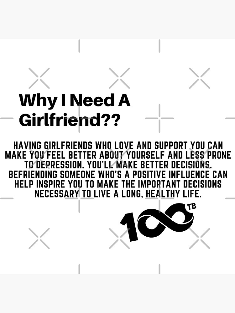 Why I Need A Girlfriend Sticker For Sale By Adnanshadmani Redbubble