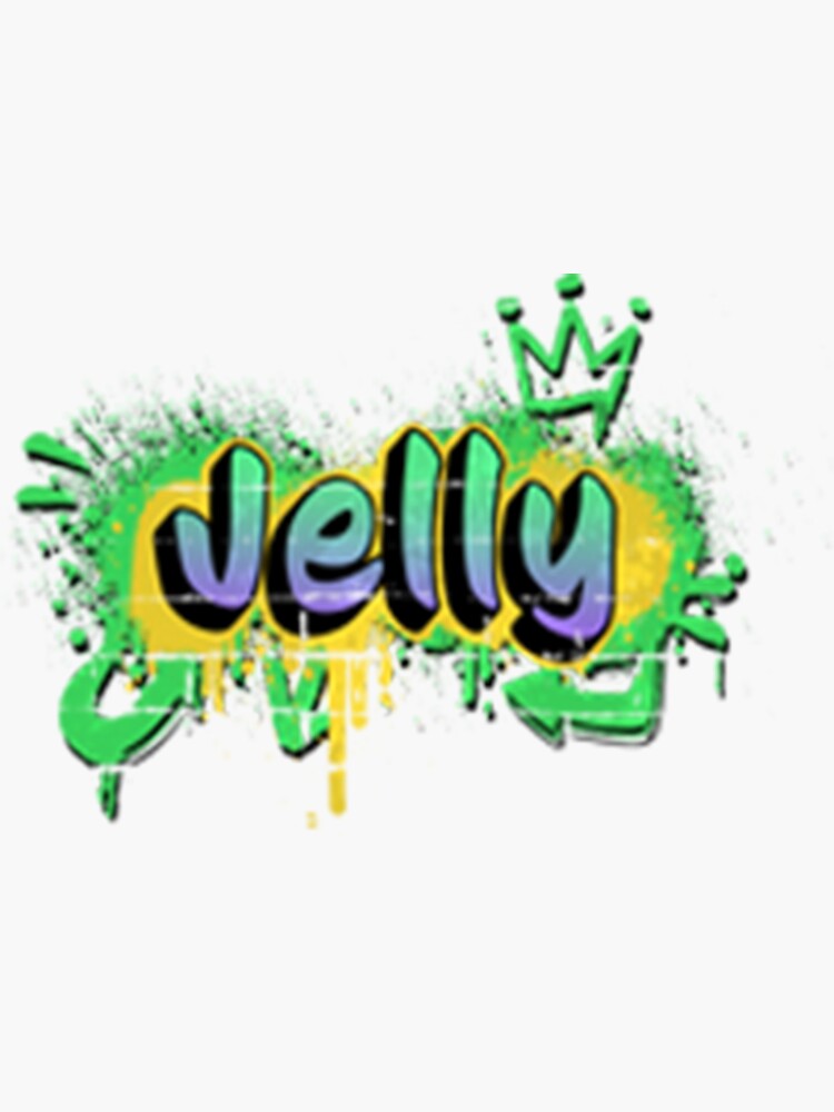 "Kwebbelkop jelly lettering" Sticker for Sale by CordeyIgnacio | Redbubble