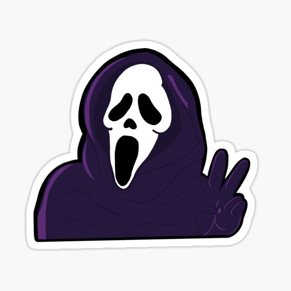 "Scream Peace-Sign Sticker" Sticker for Sale by ccoolaid | Redbubble