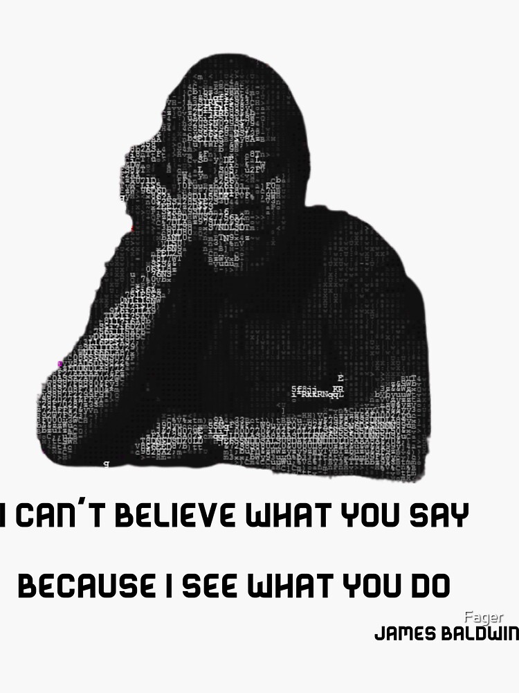 "James Baldwin Quotes Art Portrait Classic T-Shirt and James Baldwin ...