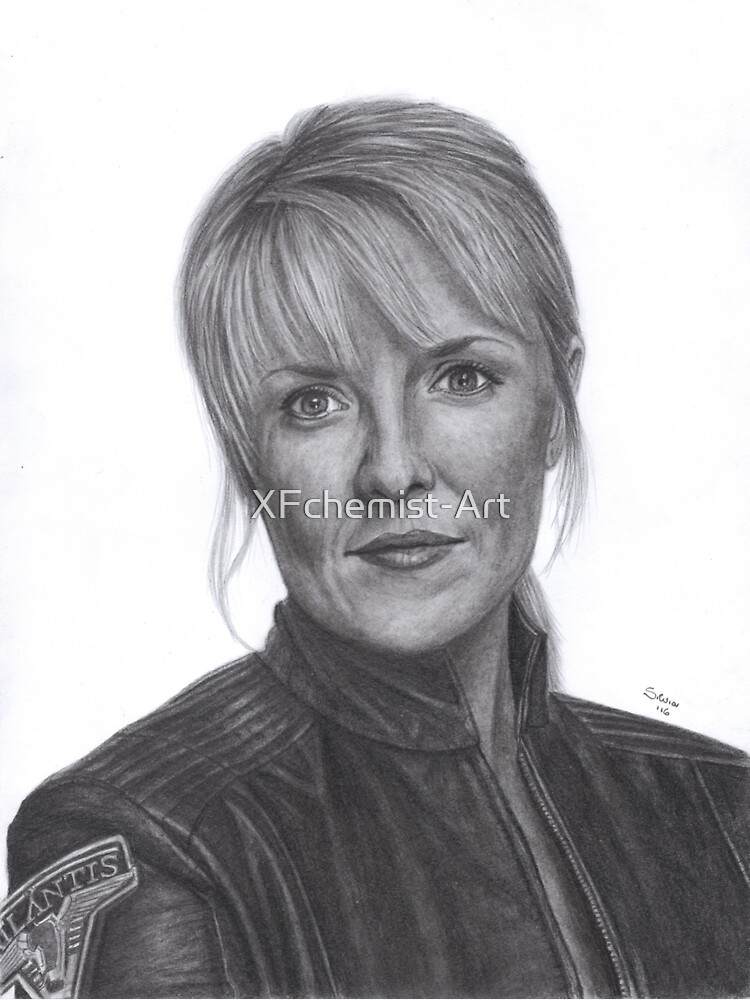 "Sam Carter in Atlantis" Sticker for Sale by XFchemist-Art | Redbubble