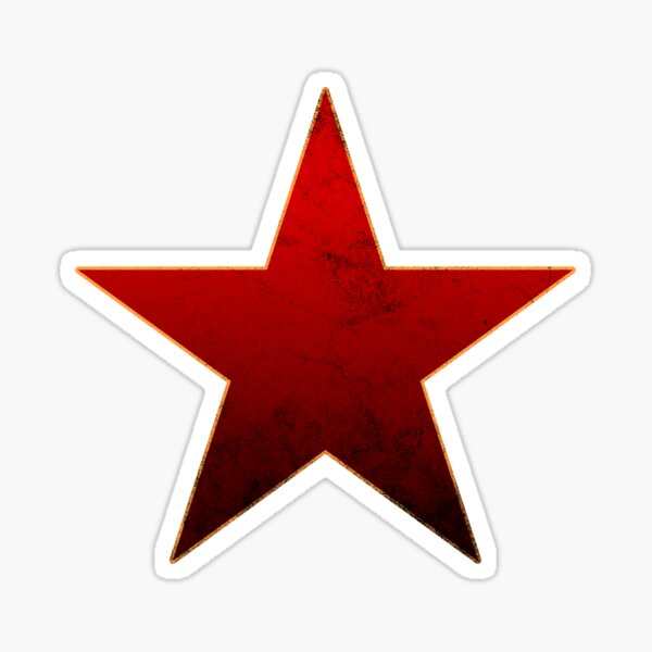 "Red Star" Sticker by CtlAltDel | Redbubble