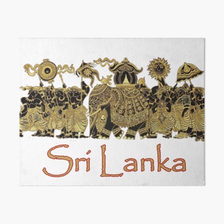 "Kandy perahera Sri lanka T-Shirts" Art Board Print for Sale by ...