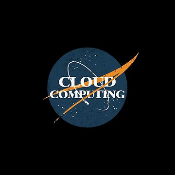 "Cloud Computing Space Vintage" Sticker for Sale by orlumbuspirate | Redbubble
