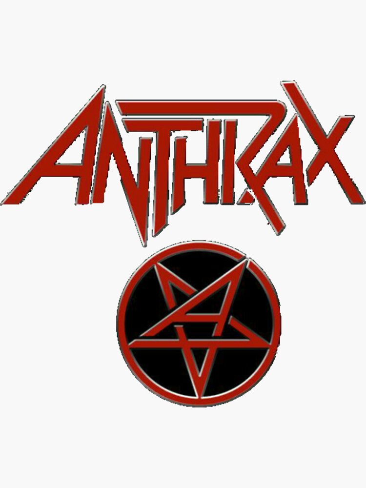 "Anthrax logo" Sticker for Sale by Paradox605 | Redbubble