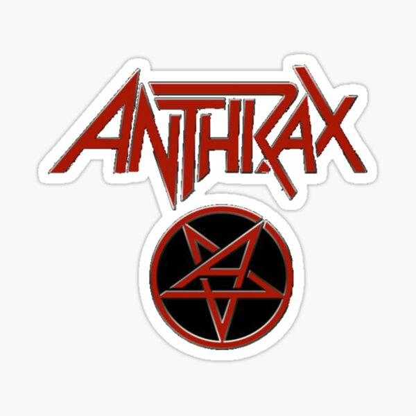 "Anthrax logo" Sticker for Sale by Paradox605 | Redbubble