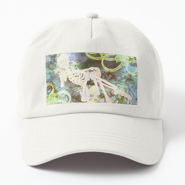 "Vanitas Pinup - Skeleton in Pearl" Cap for Sale by curi0dity | Redbubble