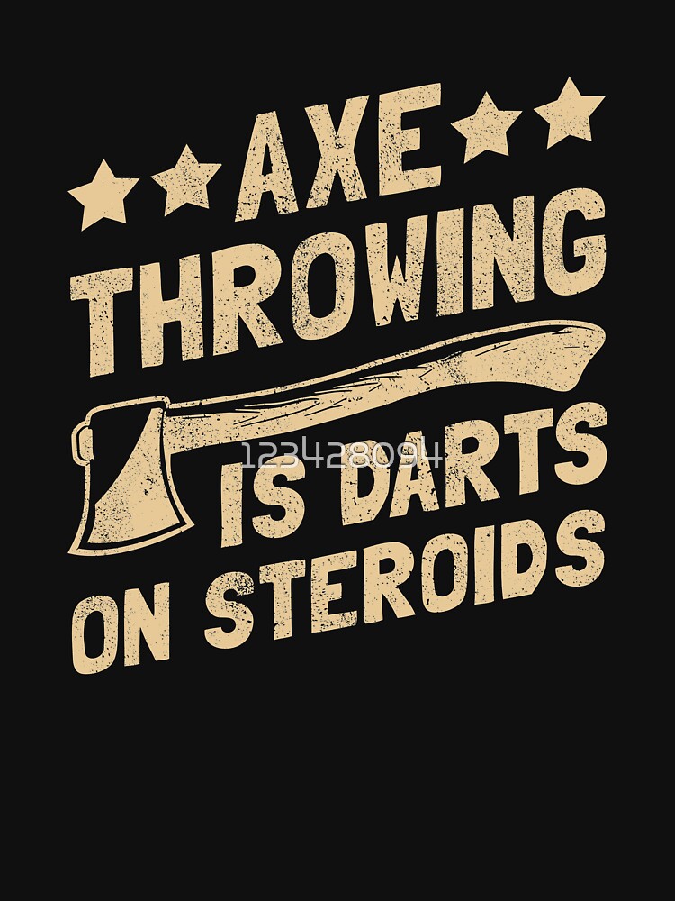 "Axe Throwing Funny Hatchet Lumberjack Hobby Ax Throwing" T-shirt for ...