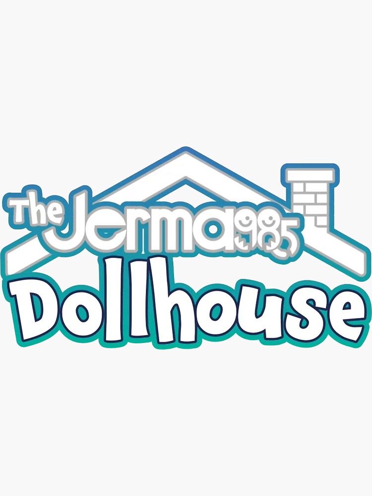 "jerma sus dollhouse" Sticker for Sale by hammas-ahmed | Redbubble