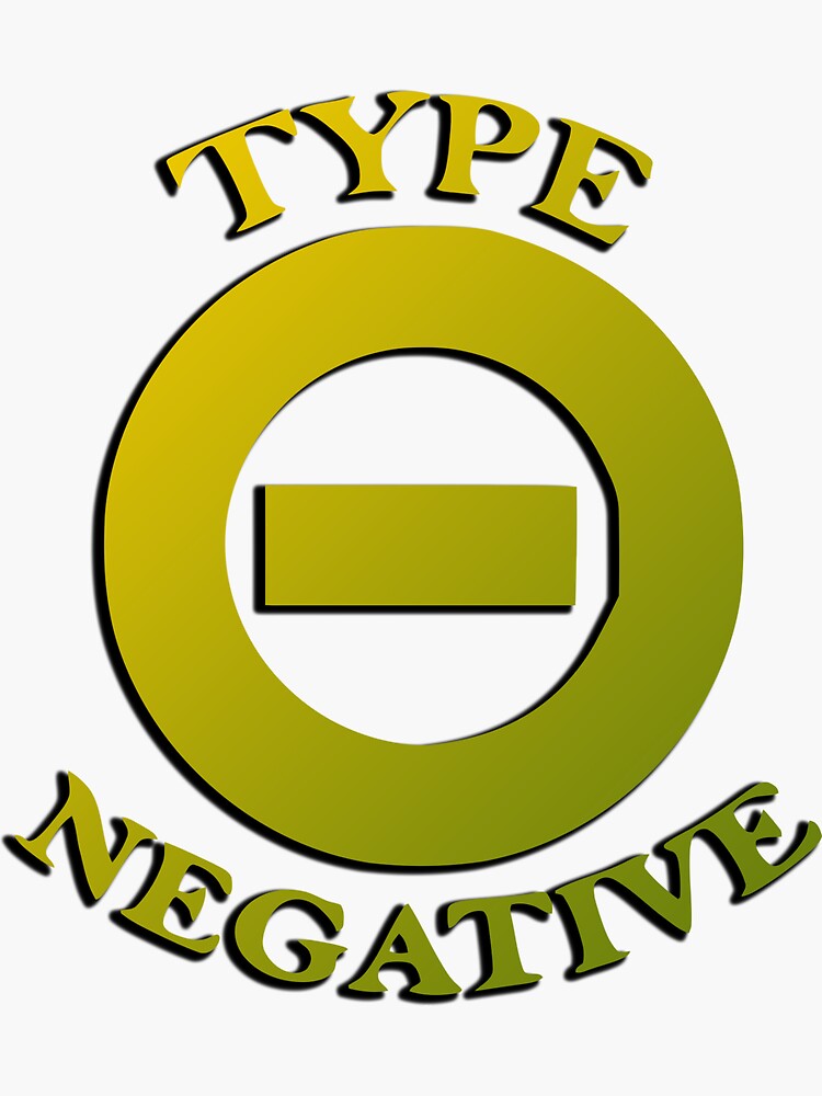 "Type O Negative logo" Sticker for Sale by Dansharrr | Redbubble