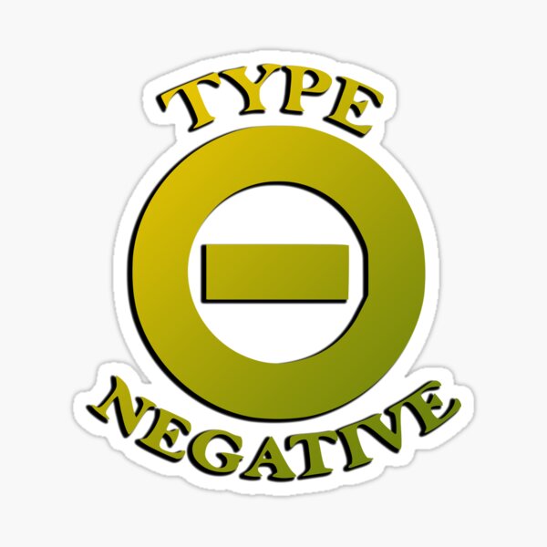 "Type O Negative logo" Sticker for Sale by Dansharrr | Redbubble