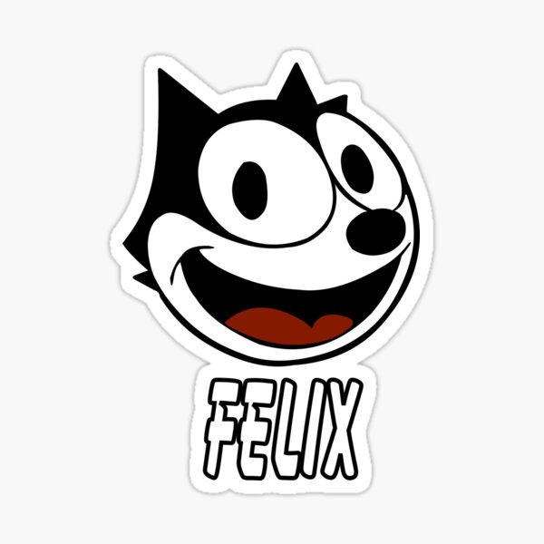 "Felix The Cat" Sticker for Sale by Print-it-studio | Redbubble