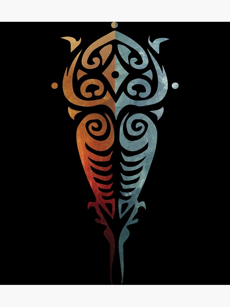 "Raava And Vaatu Sticker" Poster for Sale by lattpag | Redbubble