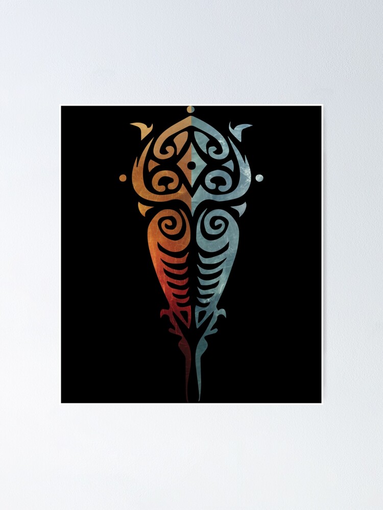 "Raava And Vaatu Sticker" Poster for Sale by lattpag | Redbubble