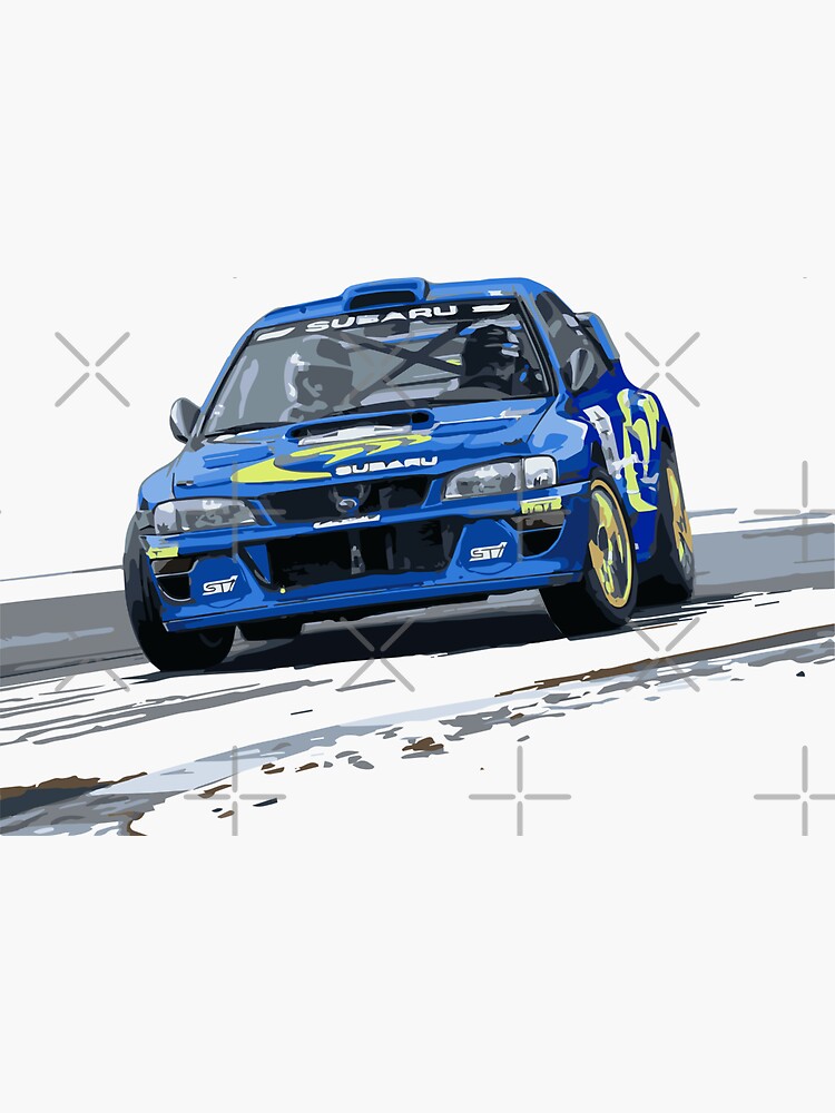 "JDM Colin Mcrae World Rally Blue Champion WRC GC8 22b Car 555 Power ...