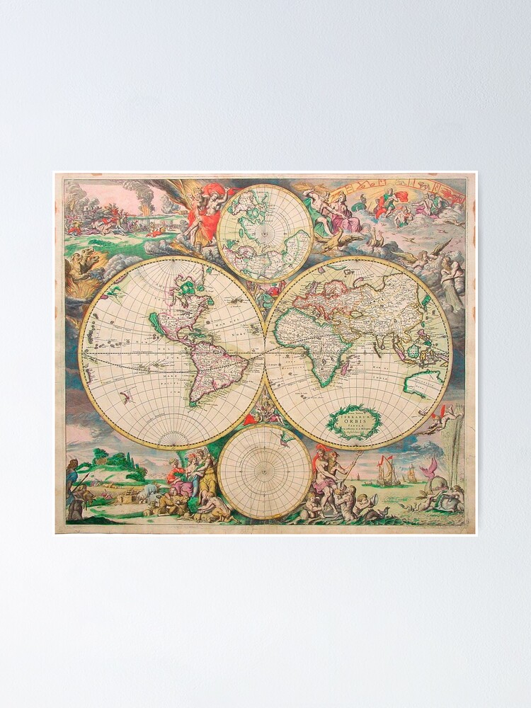 "Mercator map" Poster for Sale by MrGreed | Redbubble