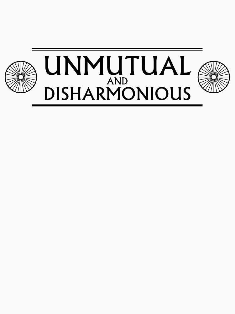 "Unmutual & Disharmonious horizontal" T-shirt for Sale by Mansemat ...