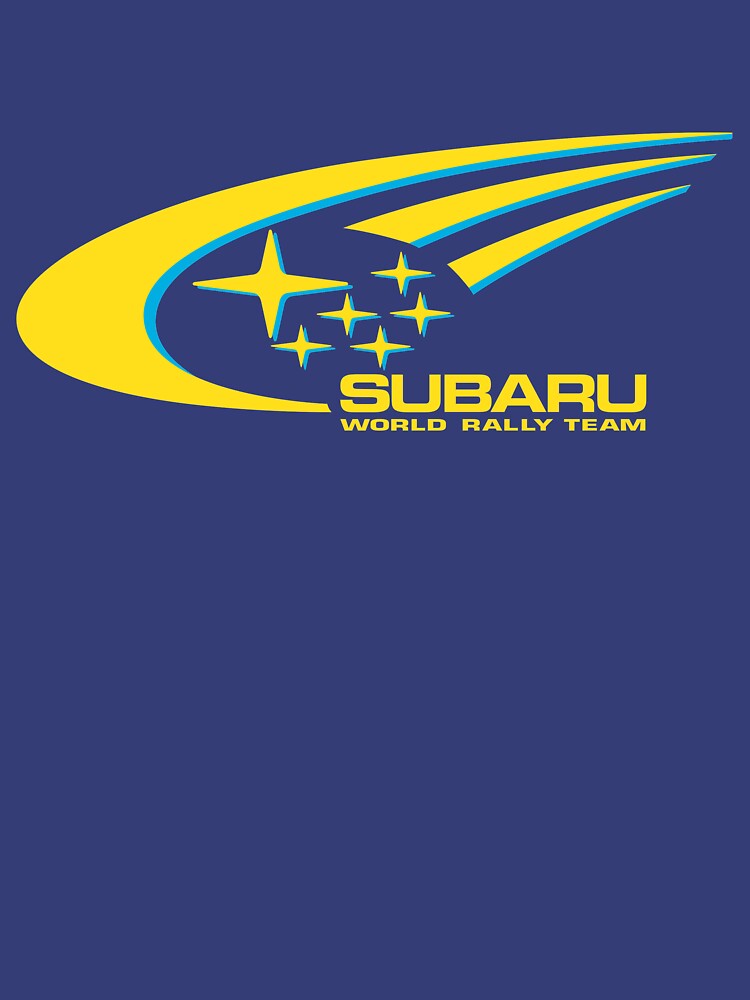 "Subaru rally livery yellow" T-shirt for Sale by Overspeed | Redbubble ...