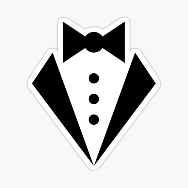 Tuxedo Suit Stickers | Redbubble