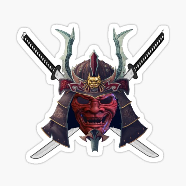 "samurai" Sticker by Turiddu | Redbubble