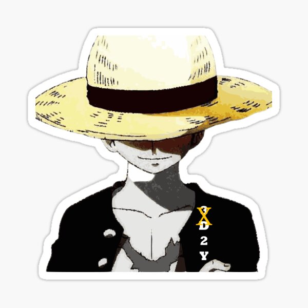 "Luffy 3d2y Manga one piece" Sticker for Sale by tarikhajli | Redbubble