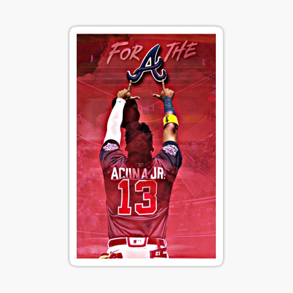 "Ronald Acuna Jr" Sticker for Sale by LordOfLalala | Redbubble