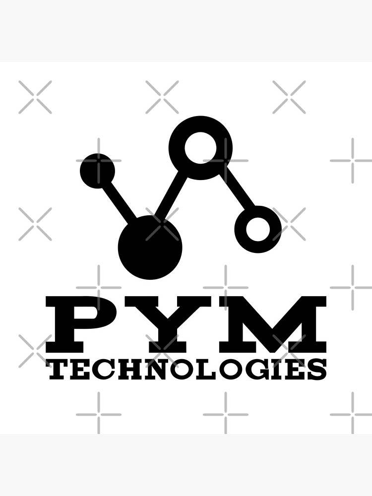 Lámina fotográfica «Símbolo de Pym Technologies (negro)» de ...