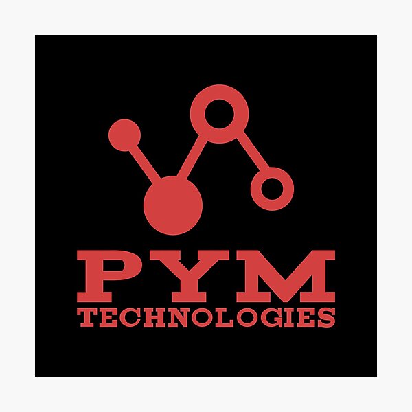 Lámina fotográfica «Símbolo de Pym Technologies (rojo)» de ...