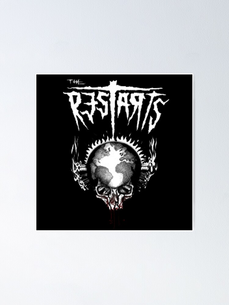 "the restarts - best new logo" Poster by gschenkellc | Redbubble