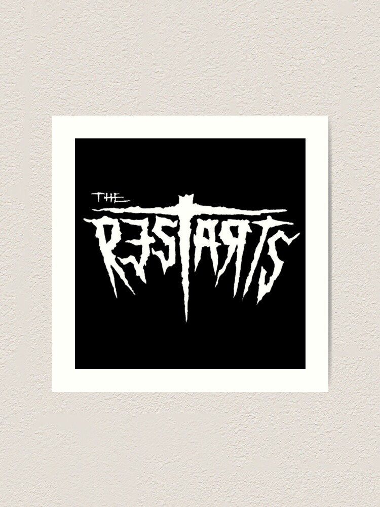 "music the restarts - best new logo" Art Print for Sale by gschenkellc ...
