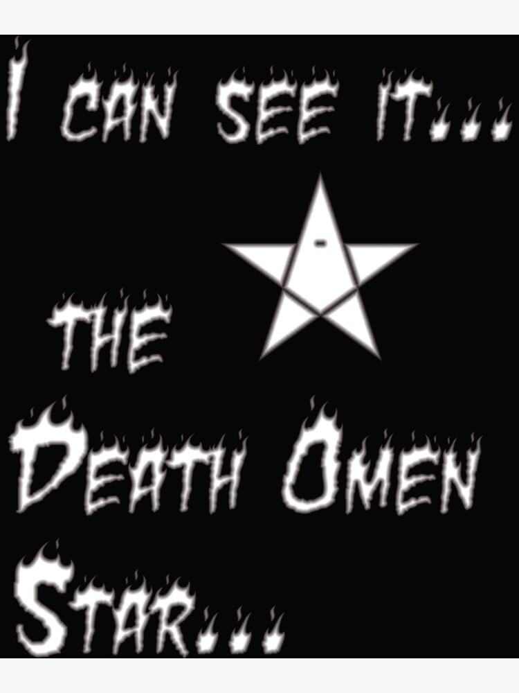 "Anime - death omen star " Poster by Kaosuyeez | Redbubble