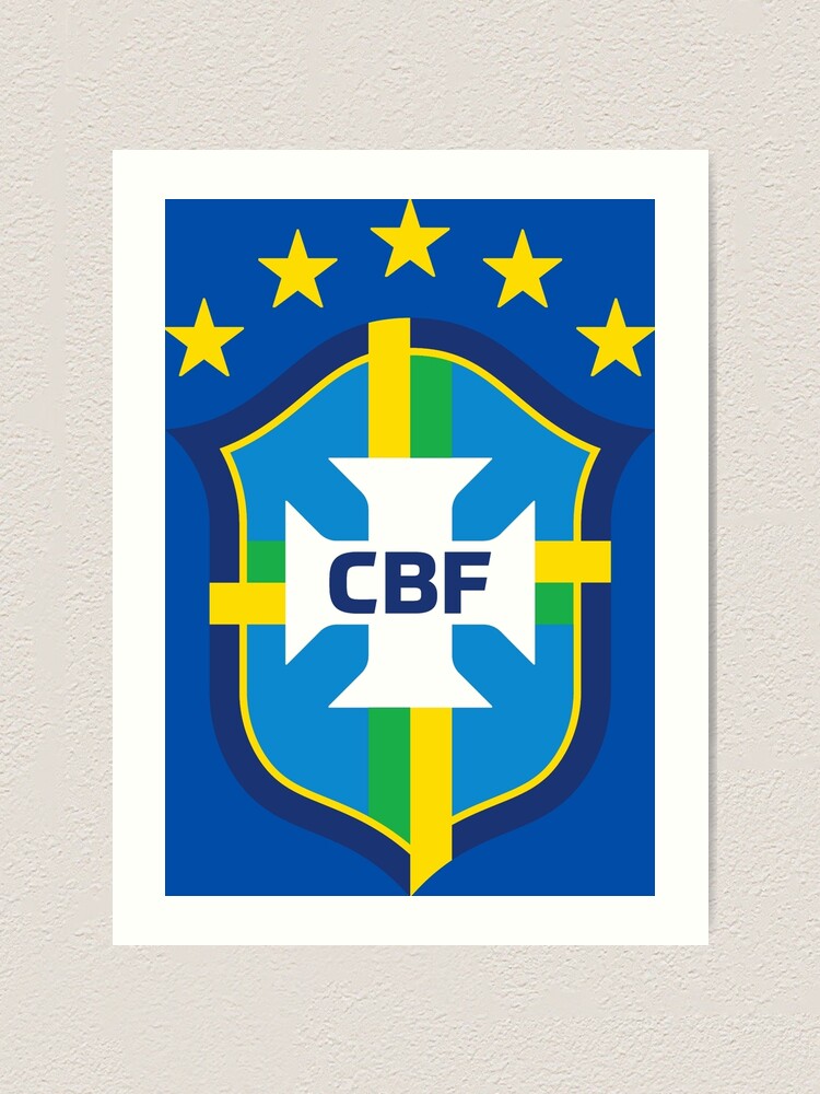 "LOGO - "BRAZIL" BRASIL CBF NATIONAL TEAM LOGO" Art Print for Sale by ...