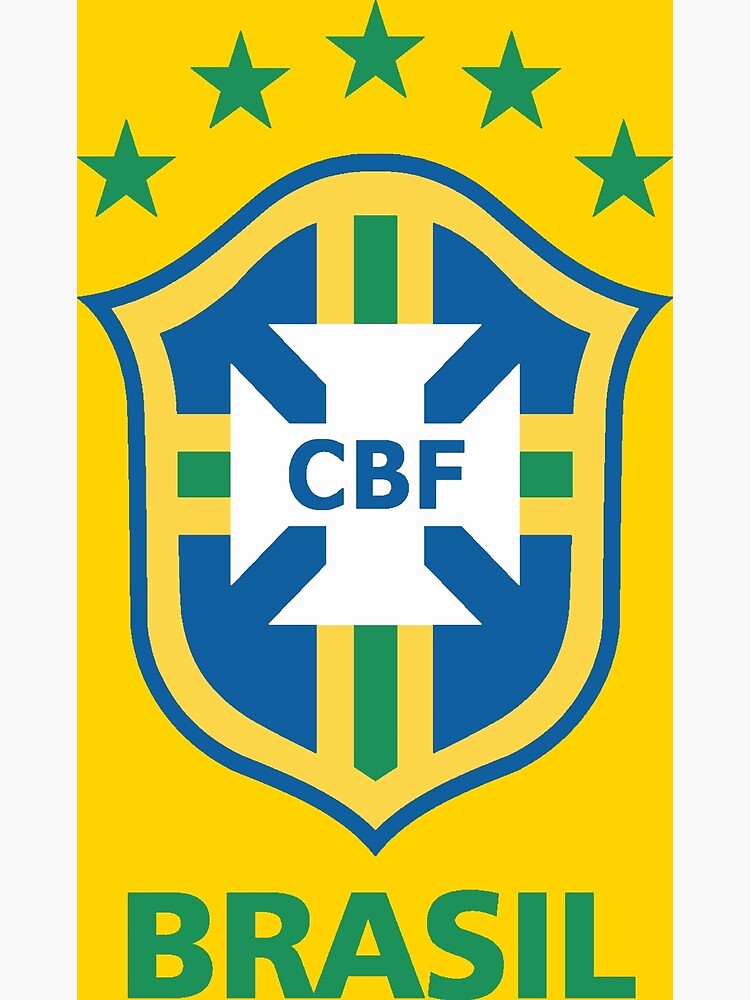 "LOGO - "BRAZIL" BRASIL CBF NATIONAL TEAM LOGO" Photographic Print for ...