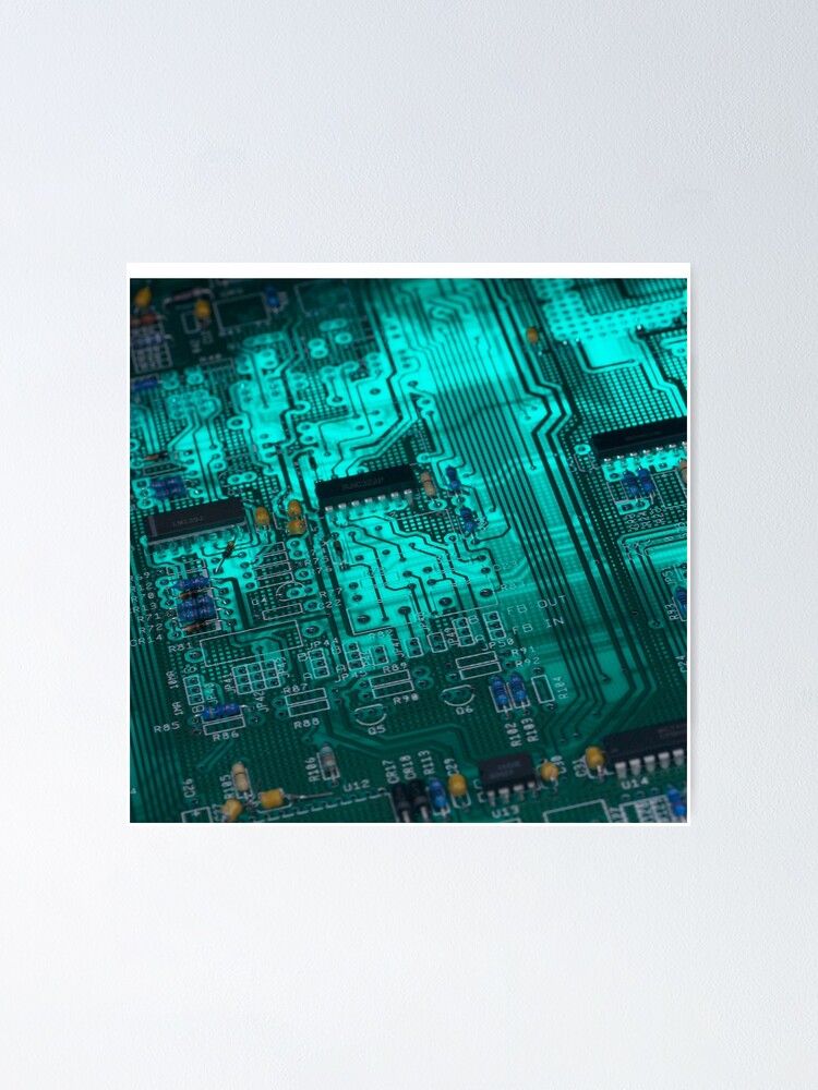 "Motherboard Design " Poster for Sale by newtree | Redbubble