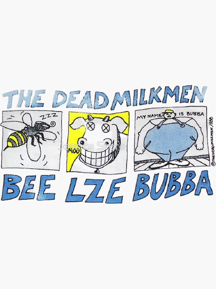 "The Dead Milkmen Beelzebubba smiling dead cow funny Vintage 80's ...