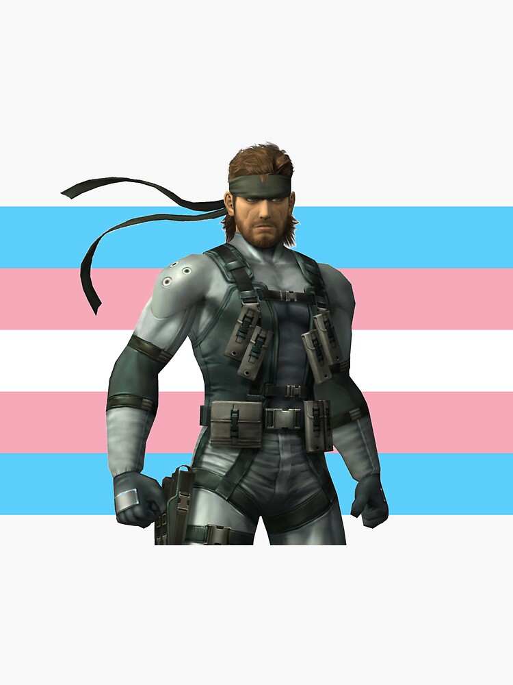 "Snake is Trans" Sticker for Sale by ToBeFrankie | Redbubble