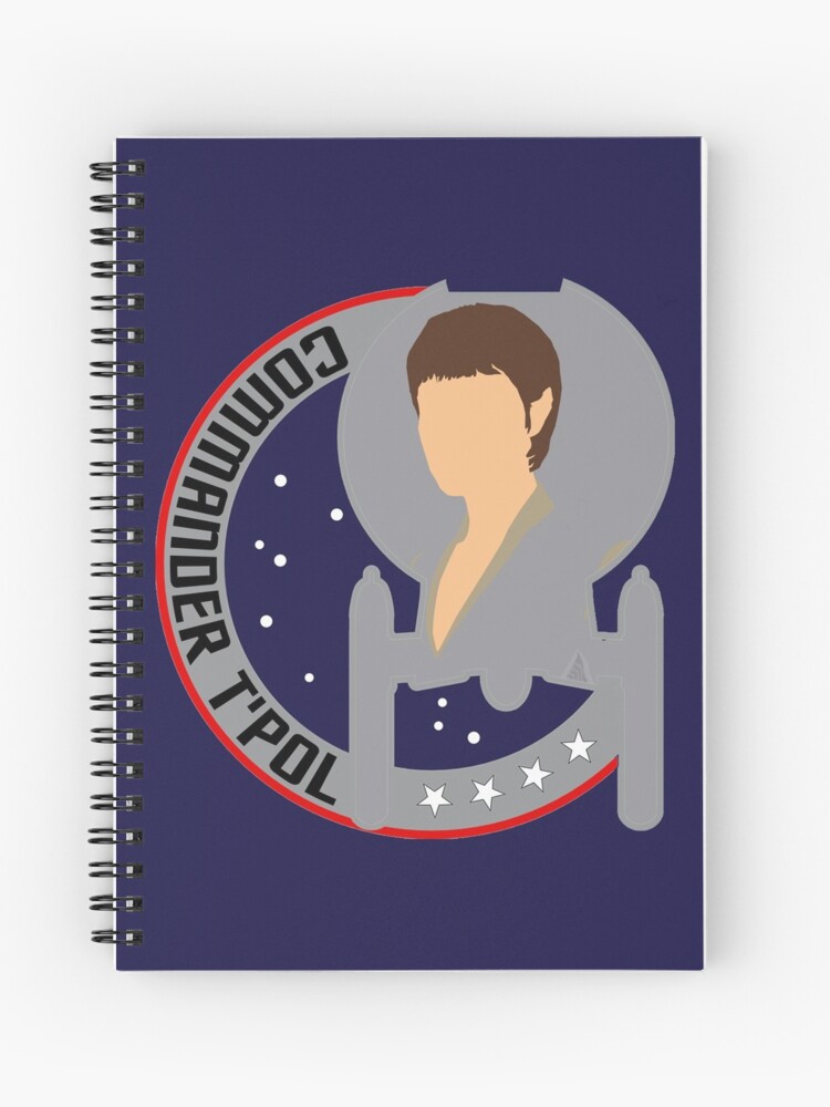 "Commander T'Pol - Star Trek, Enterprise" Spiral Notebook for Sale by ...