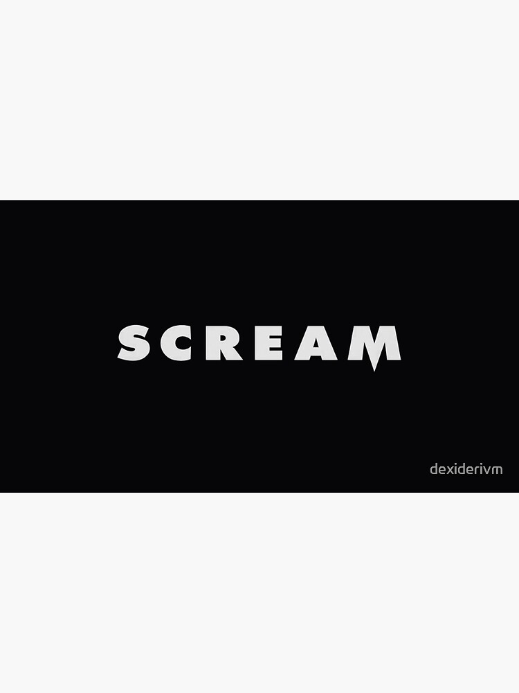 "Scream TV Series Logo" Sticker for Sale by dexiderivm | Redbubble