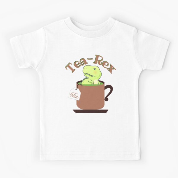 "Tea-Rex.Cute T-rex" Kids T-Shirt for Sale by besuryex3m | Redbubble
