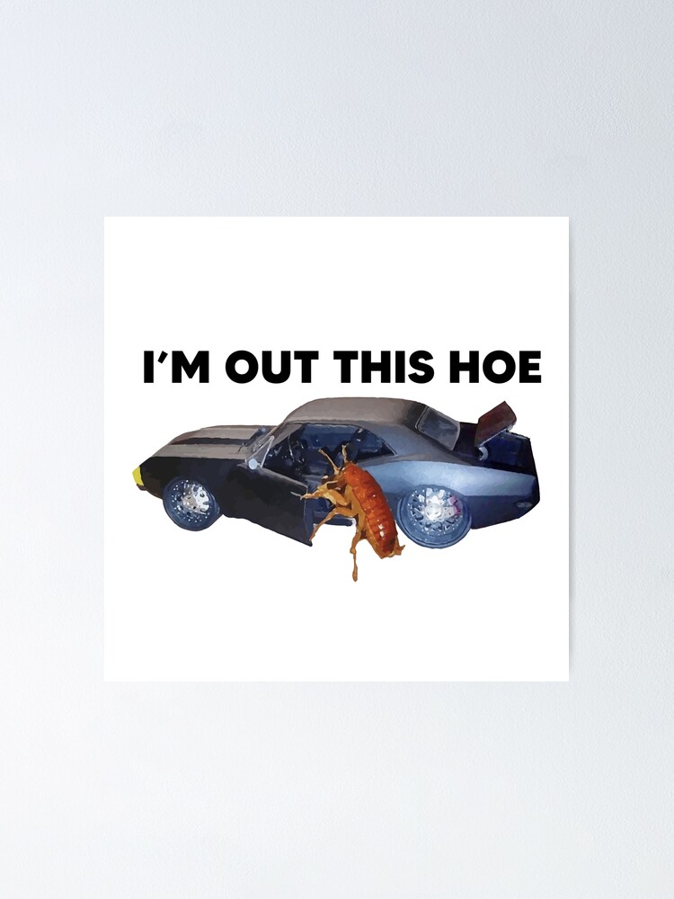 Cockroach Getting Into Car Meme Poster For Sale By Introvertz Redbubble