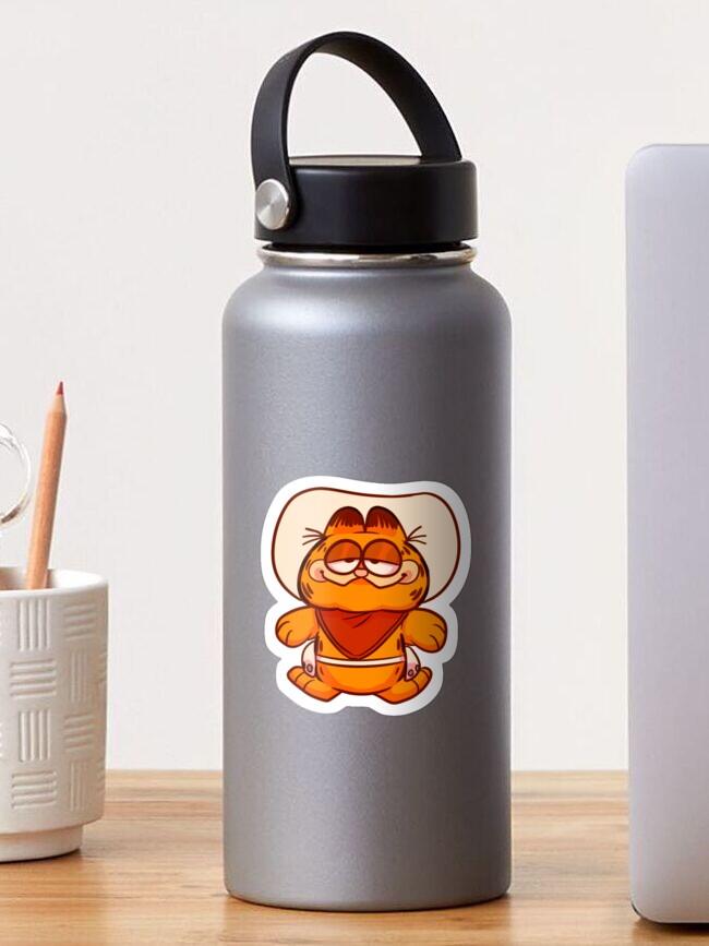 "cowboy garfield plush" Sticker for Sale by PRINCEofWORMS | Redbubble