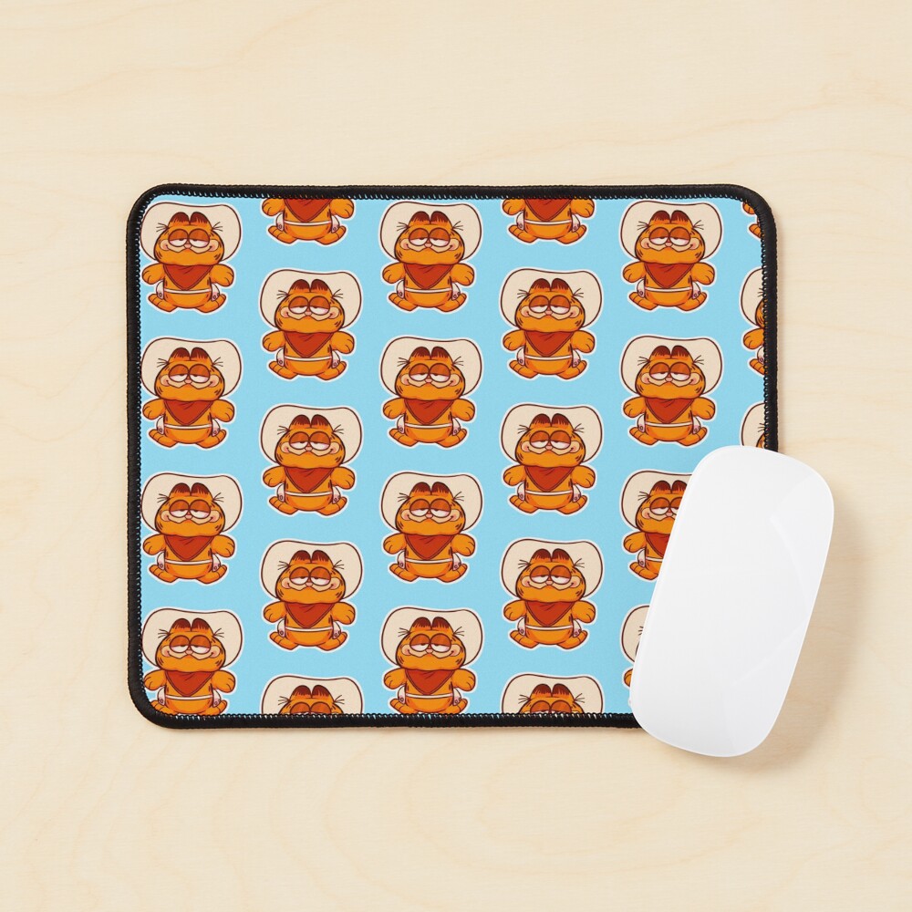 "cowboy garfield plush" Sticker for Sale by PRINCEofWORMS | Redbubble