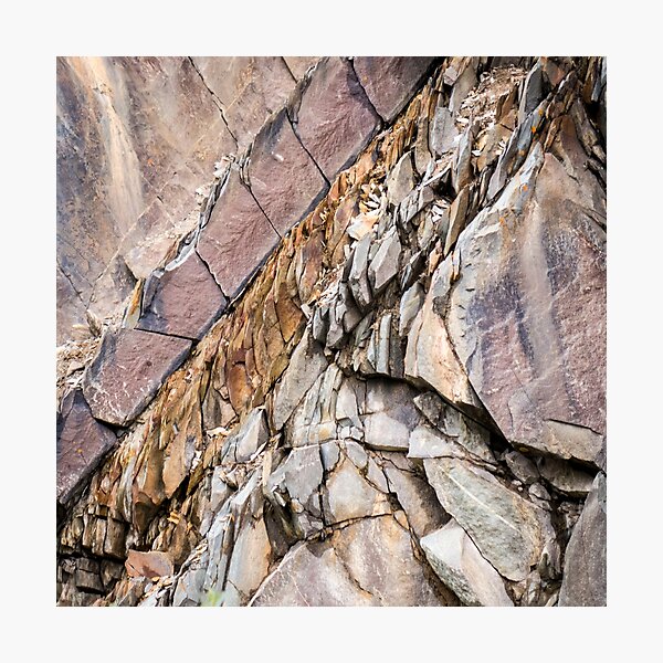 Rock Strata Wall Art | Redbubble