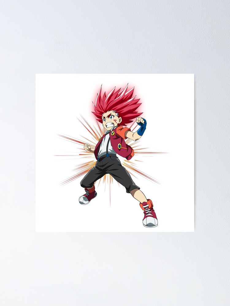 "Aiger Akabane - Beyblade Burst" Poster for Sale by AyushTuber | Redbubble